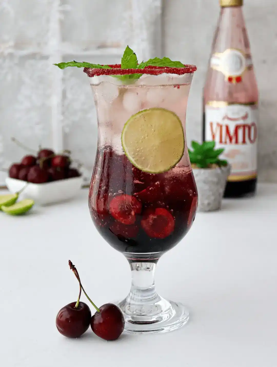Vimto Cherry Mojito - Amira Cookland