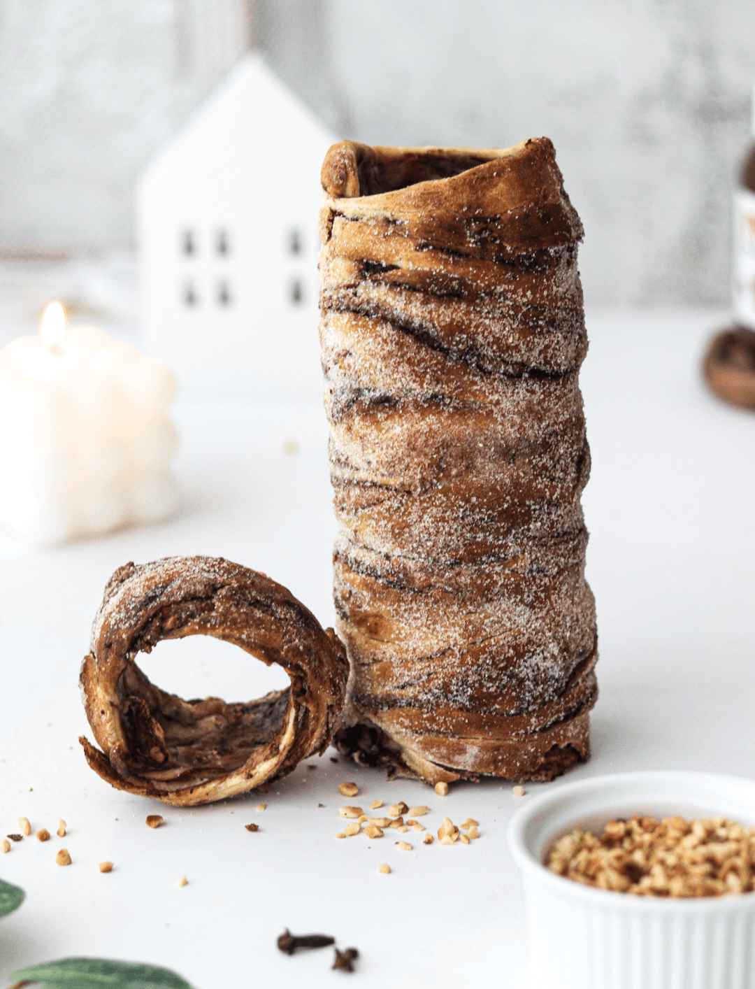 Ferrero-Inspired Chimney Cake - Amira Cookland