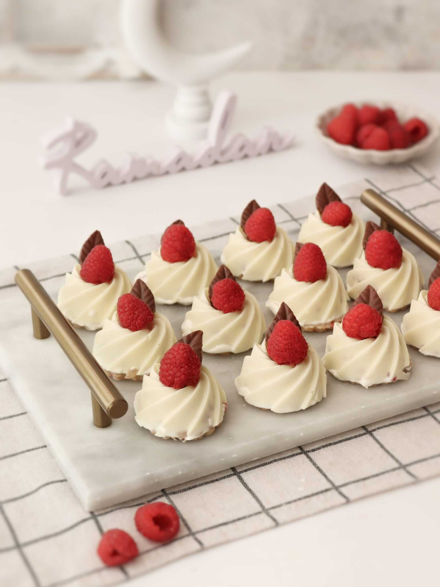 Raspberry Cheesecake Bonbons - Amira Cookland